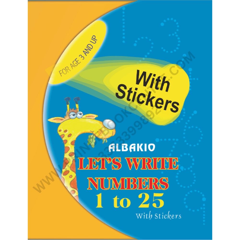 Lets Write numbers With Stickers – Prince Book Centre