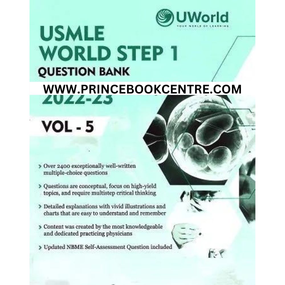 UWorld USMLE Step 1 QBank 7 Volume Set 2022-2023 Edition – Prince Book ...
