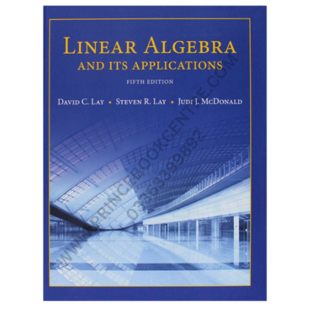Linear Algebra and Its Applications 5th Edition David C. Lay – Prince ...