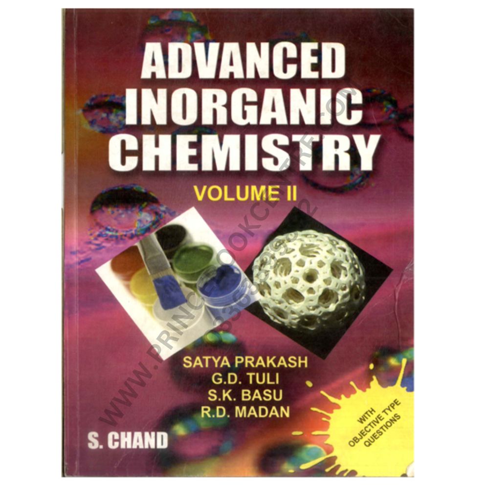 Advanced Inorganic Chemistry 17th (vol. 2) by Satya Prakash – Prince ...