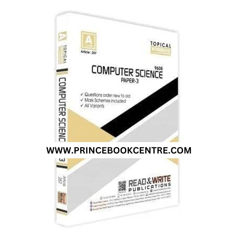 A Level Computer Science P3 Topical Workbook Art 257 – Prince Book Centre