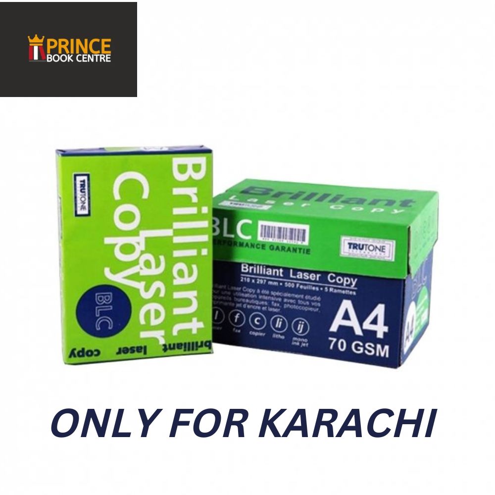 A4 Paper BLC 70gsm (Box of 5 Reams) – Prince Book Centre
