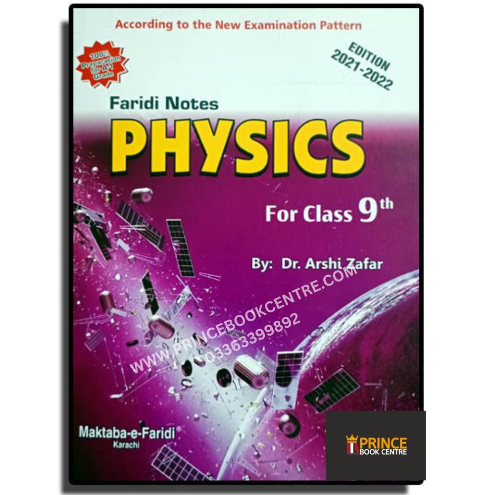 Physics For Class 9th By Dr Arshi Zafar Faridi Publishers – Prince Book ...