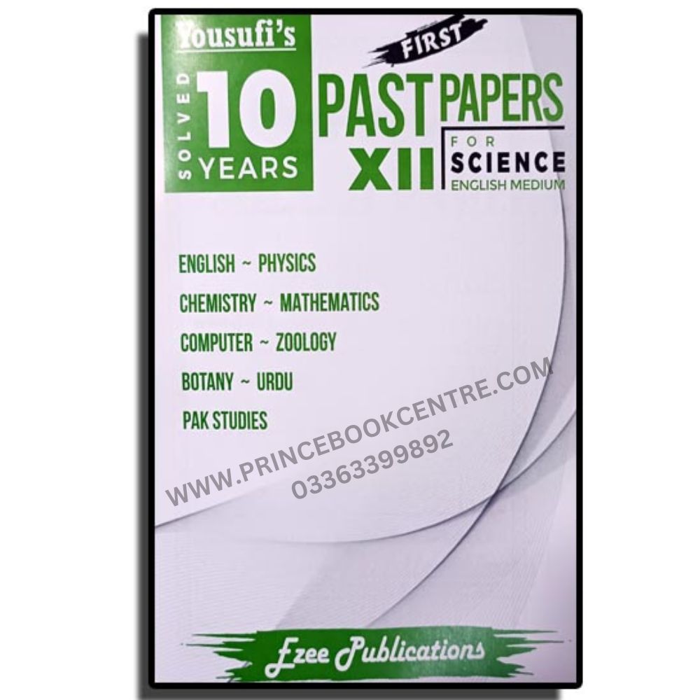 Solved 10 Years For XII Science Group By Yousufis New Edition – Prince ...