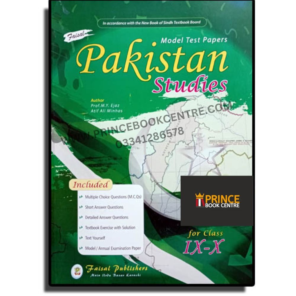 Pakistan Studies For Class 10th Faisal Model Test Paper – Prince Book ...